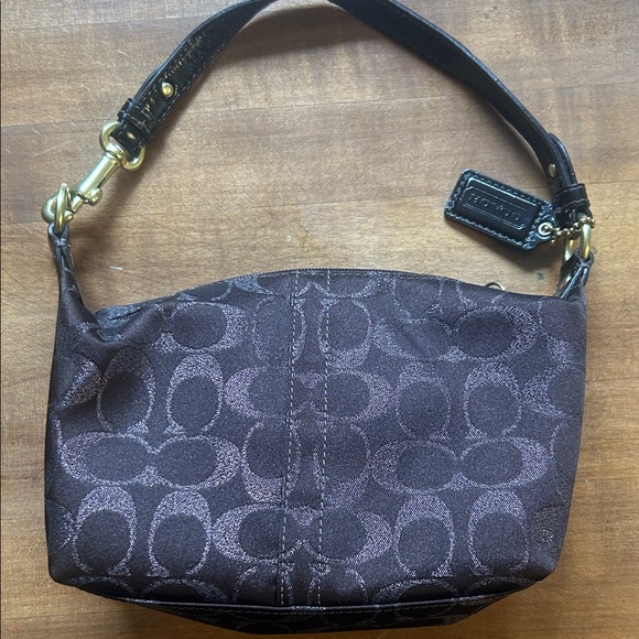 Coach | Bags | Coach Brown Signature Shoulder Bag | Poshmark
